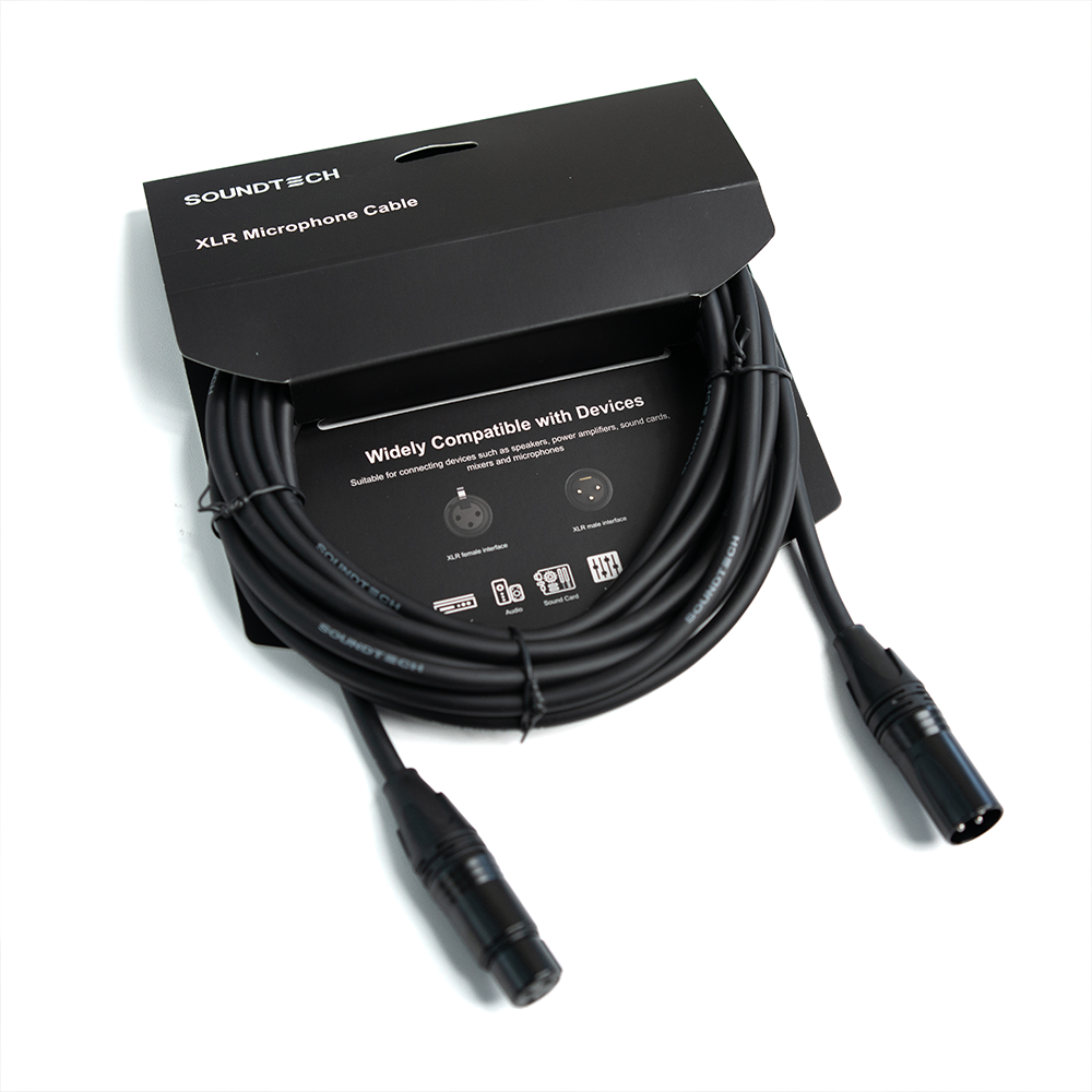 SOUNDTECH XLR Microphone Cable Deluxe Series – Soundtech Official