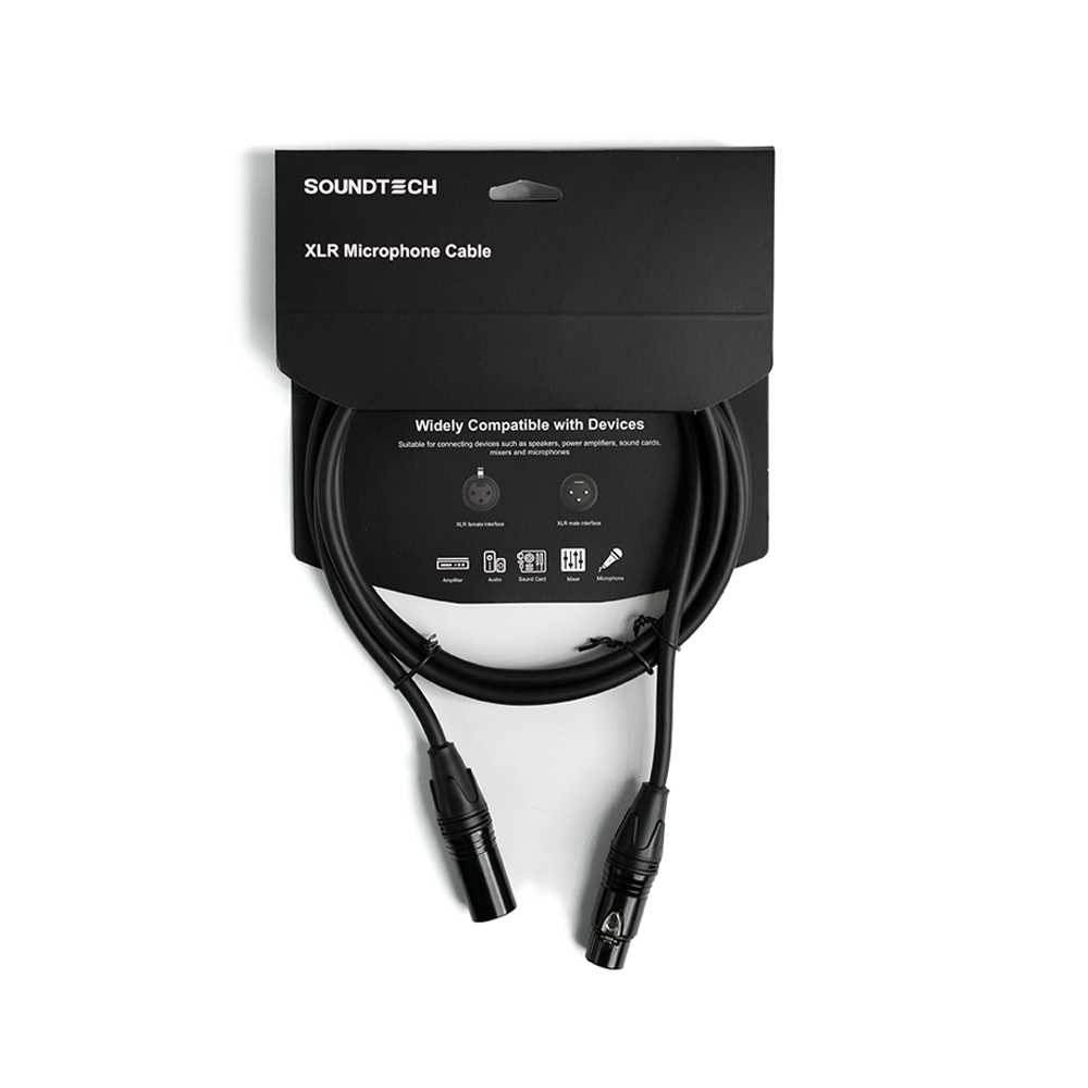 SOUNDTECH XLR Microphone Cable Deluxe Series – Soundtech Official