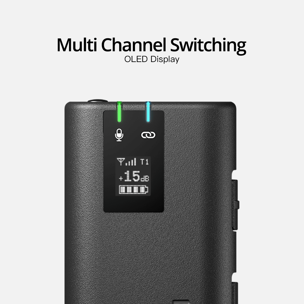 SOUNDTECH GO2 Wireless Microphone System 2.4Ghz with Anti Noise System ...